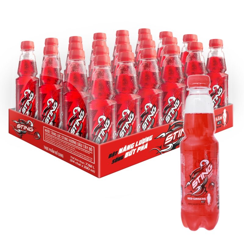 Red Sting - Sting Strawberry Energy Drink Export | AsiaGrocery