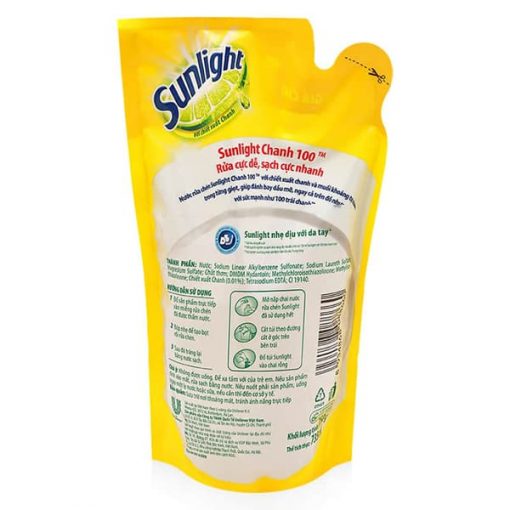 Sunlight Lemon Dish Washing Liquid Refill 750G | Asia Grocery