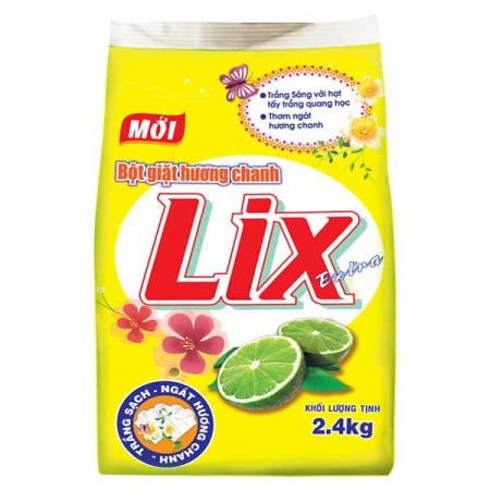 Lix Extra Lemon Powder Laundry Detergent 600G | Asia Grocery