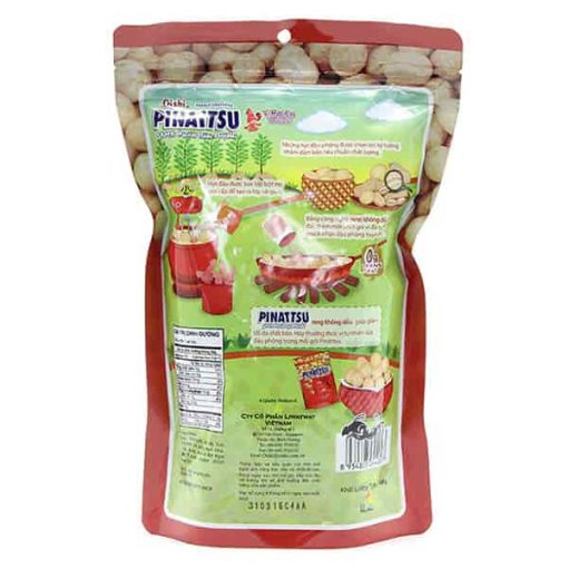 Oishi Pinattsu Sweet And Spicy Squid Flavor Peanut Crackers 100G
