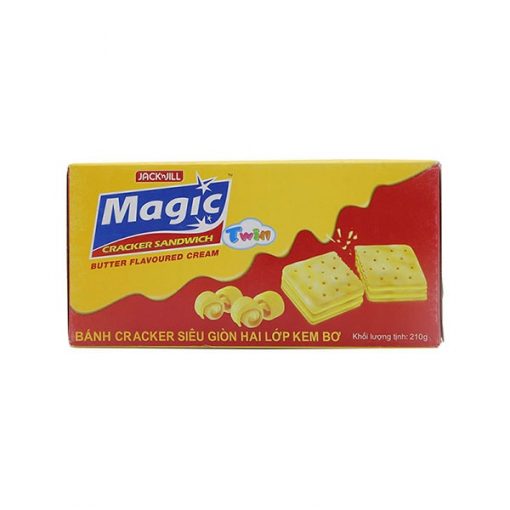 Magic Twin Crackers Sandwich Butter Floavoured Cream 210G