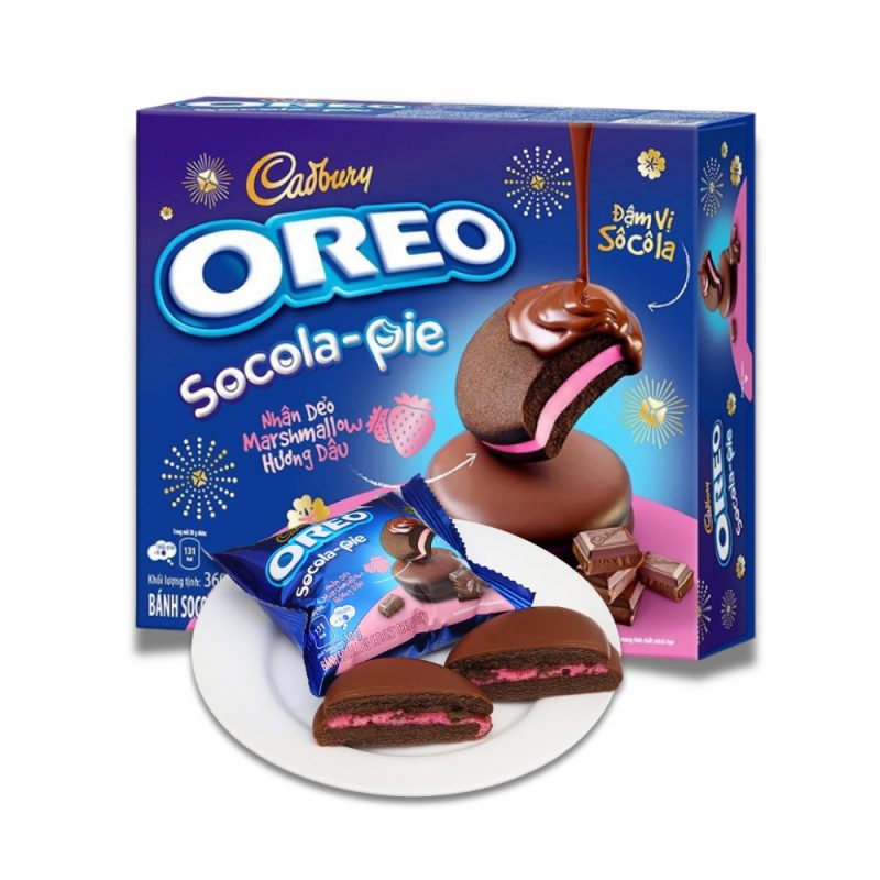 Oreo Cadbury Chocolate Pie With Strawberry Flavor 360g
