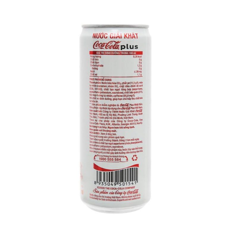 Coca Cola Plus Soft Drink 320ML